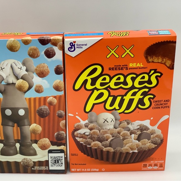 KAWS | Other | Reeses X Kaws Reeses Puffs Cereal 2 Boxes | Poshmark
